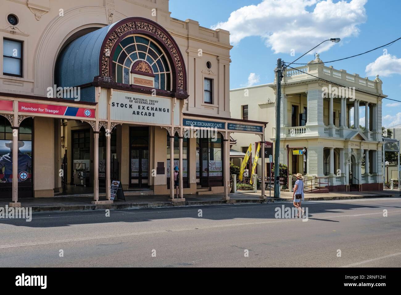 The Stock Exchange Arcade and City Hall, Charters Towers, Queensland ...