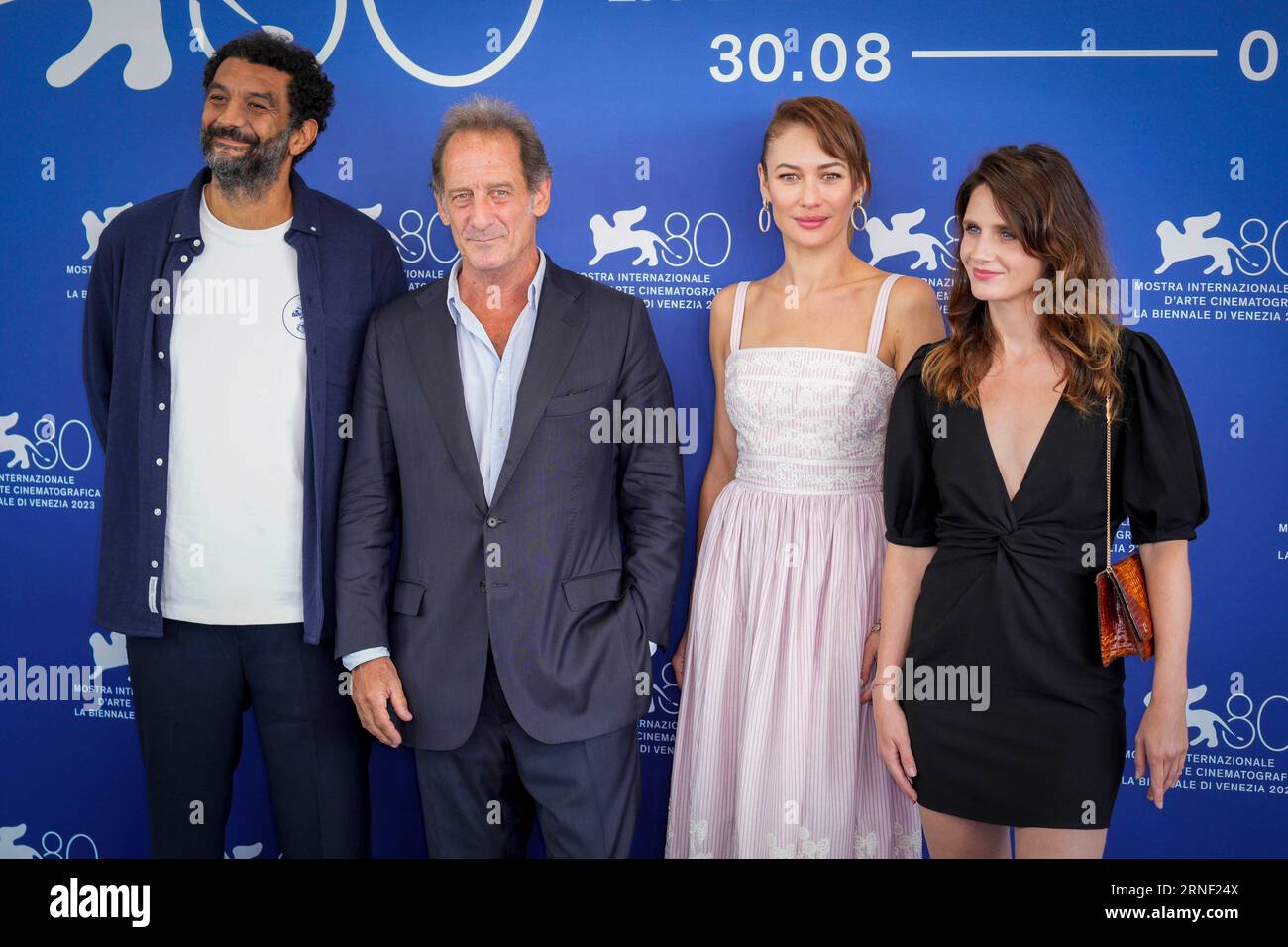Venice, Italy. 31st Aug, 2023. Ramzy Bedia, Vincent Lindon, Olga ...