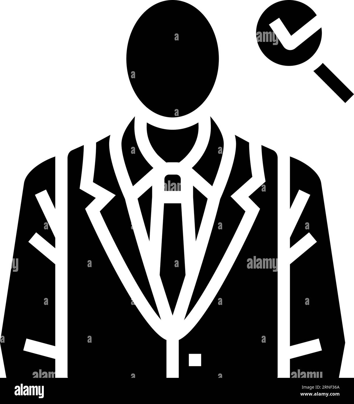 dress code etiquette interview job glyph icon vector illustration Stock ...