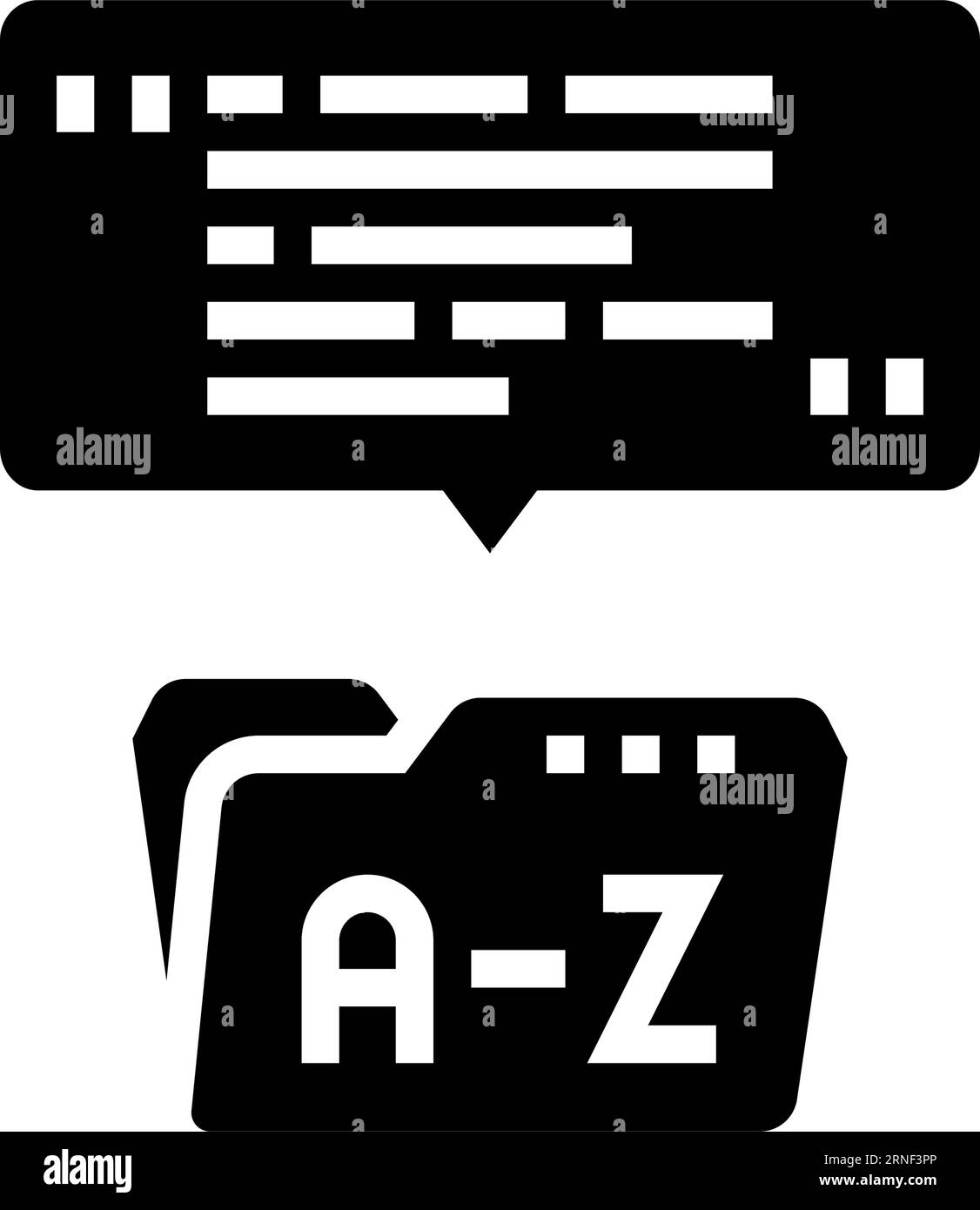 language proficiency interview job glyph icon vector illustration Stock ...