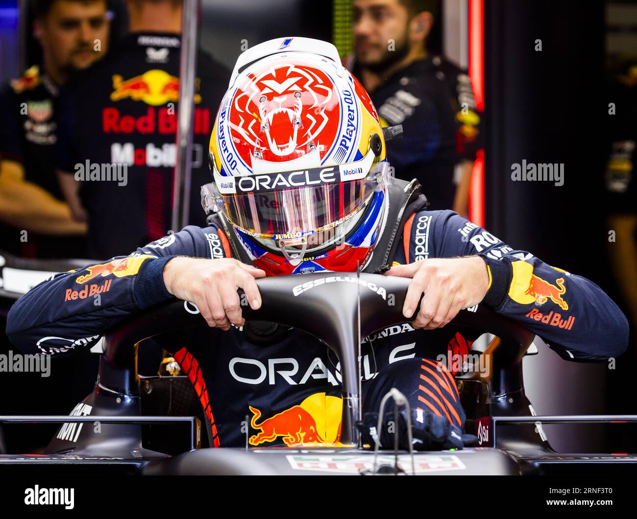 MONZA - Max Verstappen (Red Bull Racing) during the 2nd free practice ...