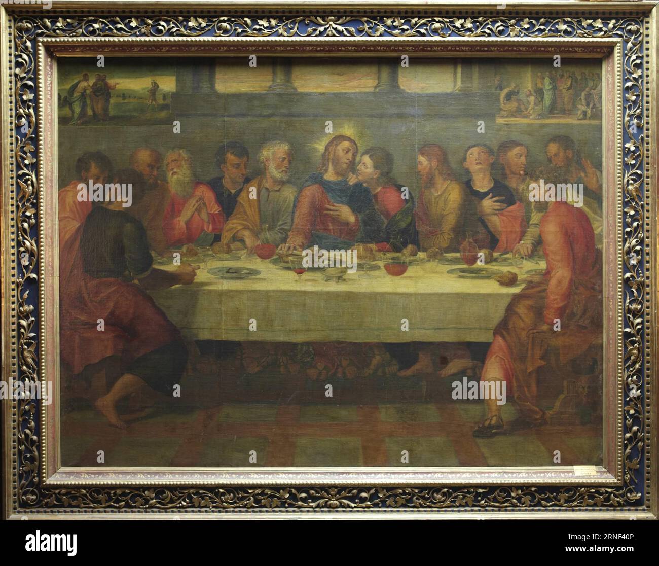 The Last Supper by Domenico Riccio Stock Photo - Alamy