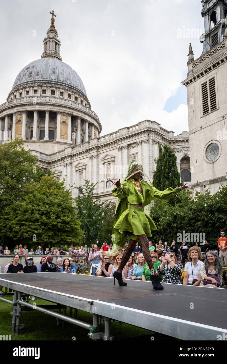 London, UK. 1 September 2023. A model on the catwalk at ‘1133’, an ...