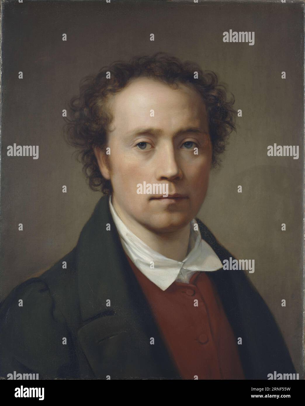 Self-portrait 1819 by August von der Embde Stock Photo - Alamy