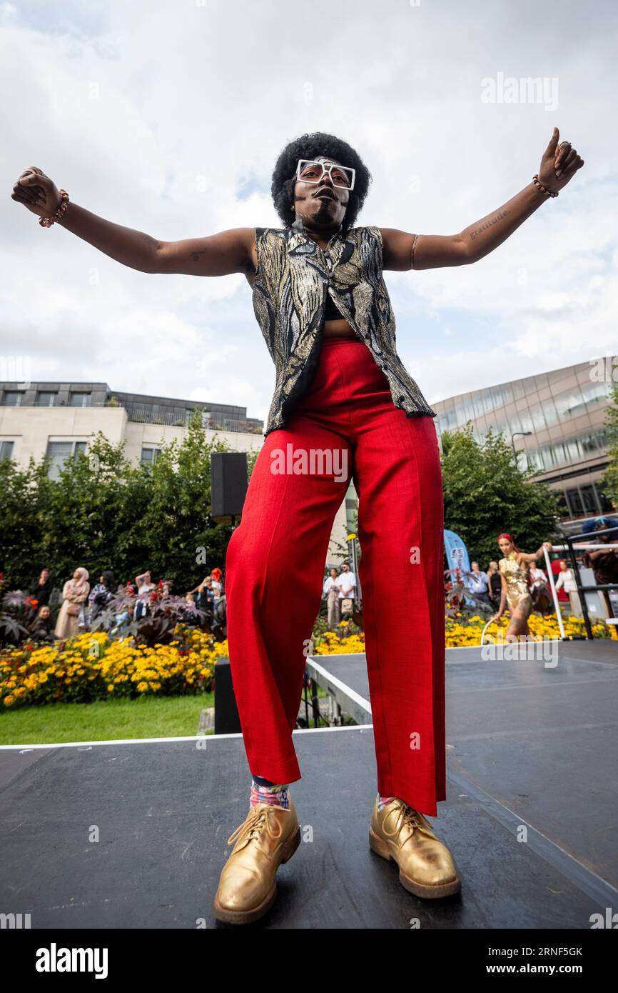 London, UK. 1 September 2023. A model on the catwalk at ‘1133’, an ...