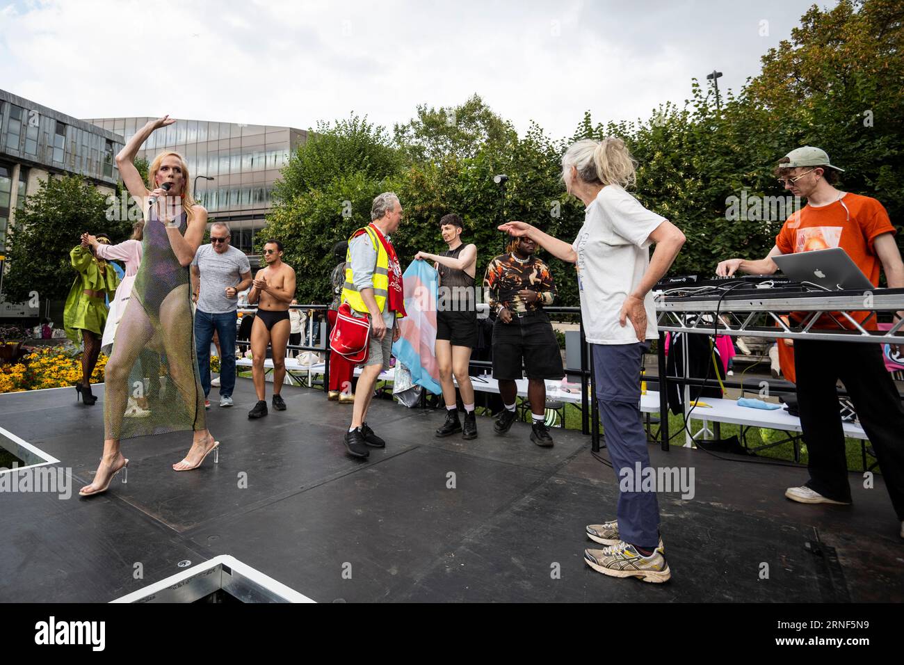 London, UK. 1 September 2023. Kit Green and models at the finale of ...