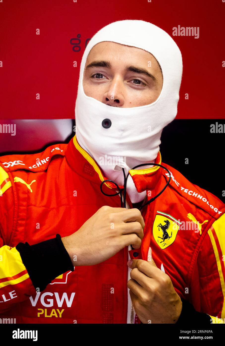 MONZA - Charles Leclerc (Ferrari) during the 2nd free practice session ...