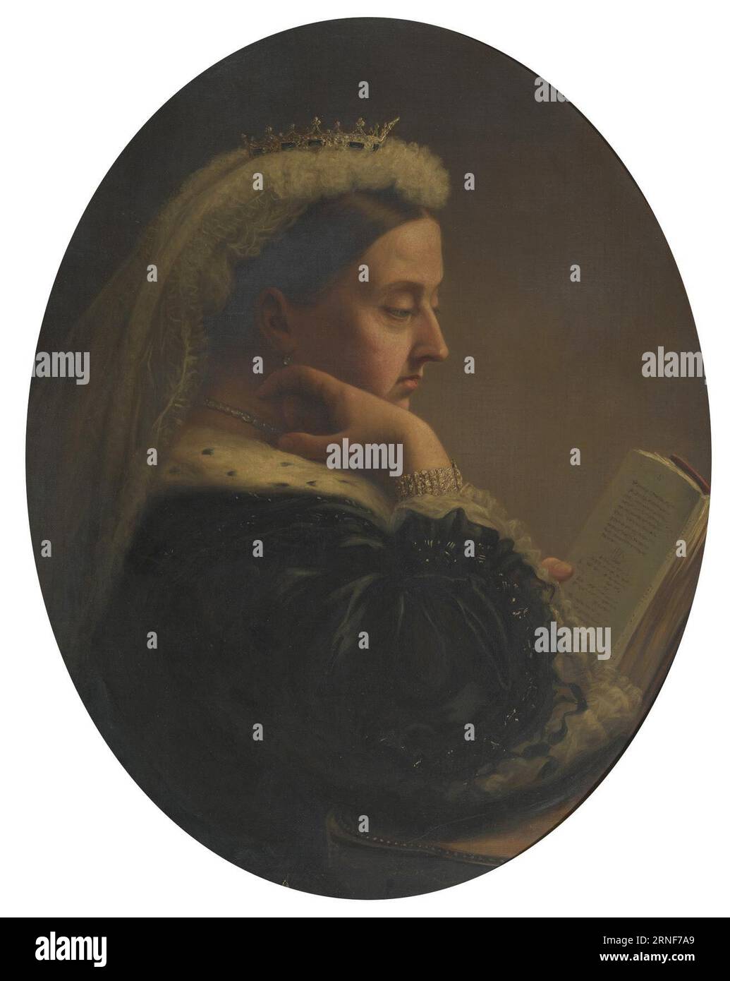 Queen Victoria (1819-1901) 1874 by Alexander Melville Stock Photo - Alamy