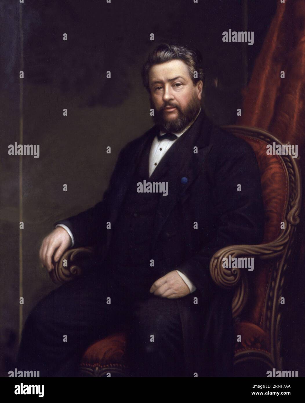 Charles Haddon Spurgeon 1885 by Alexander Melville Stock Photo - Alamy