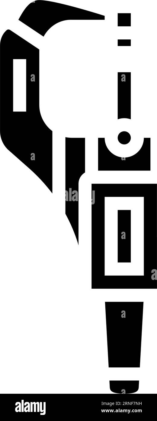 precision measuring manufacturing engineer glyph icon vector ...