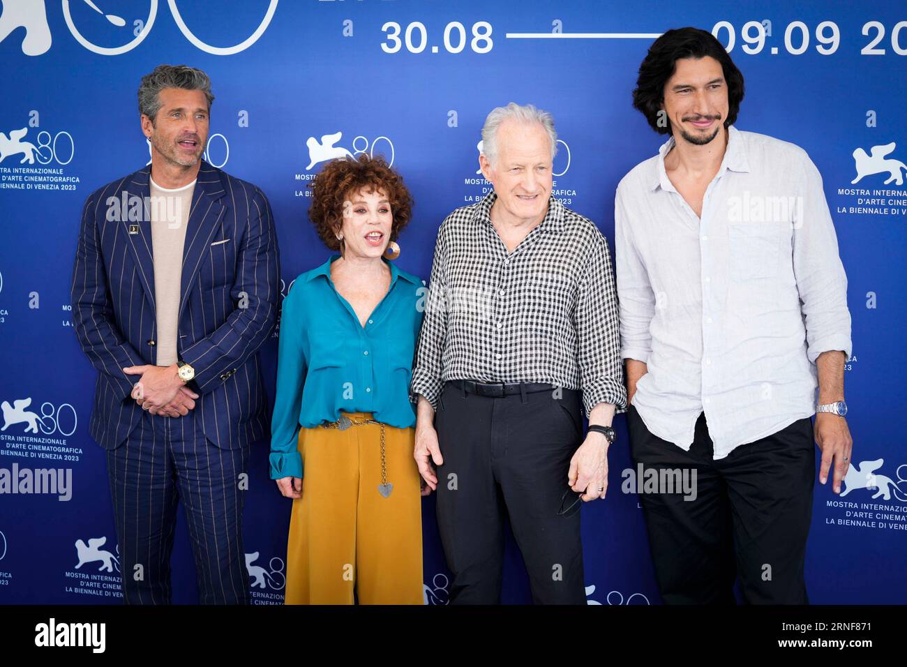Venice, Italy. 31st Aug, 2023. US actor Patrick Dempsey, Italian ...