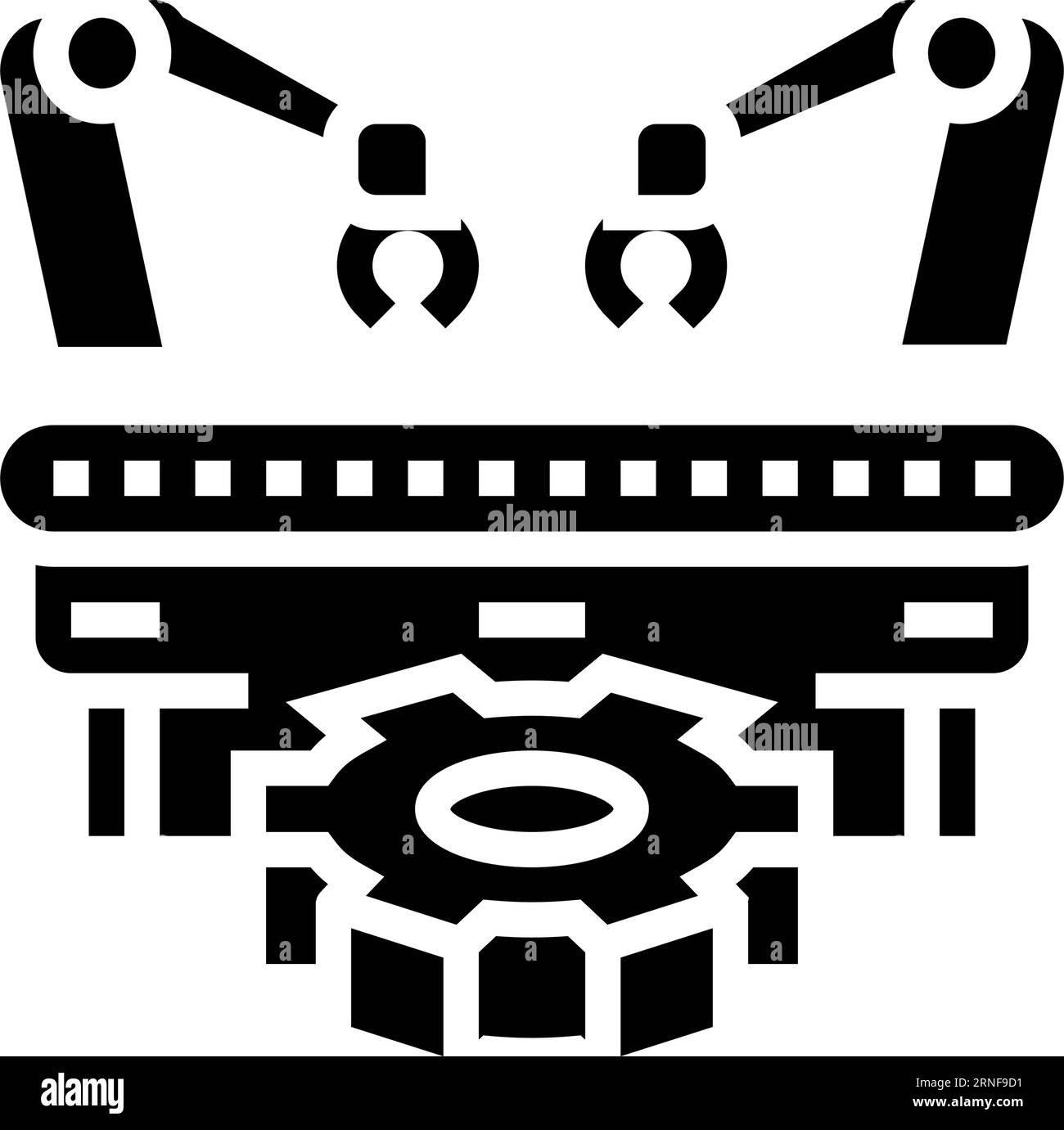 custom manufacturing engineer glyph icon vector illustration Stock ...