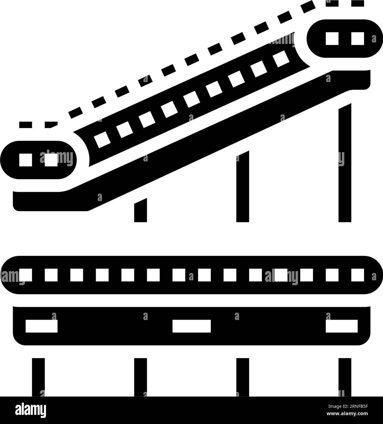 Conveyor operation Black and White Stock Photos & Images - Alamy