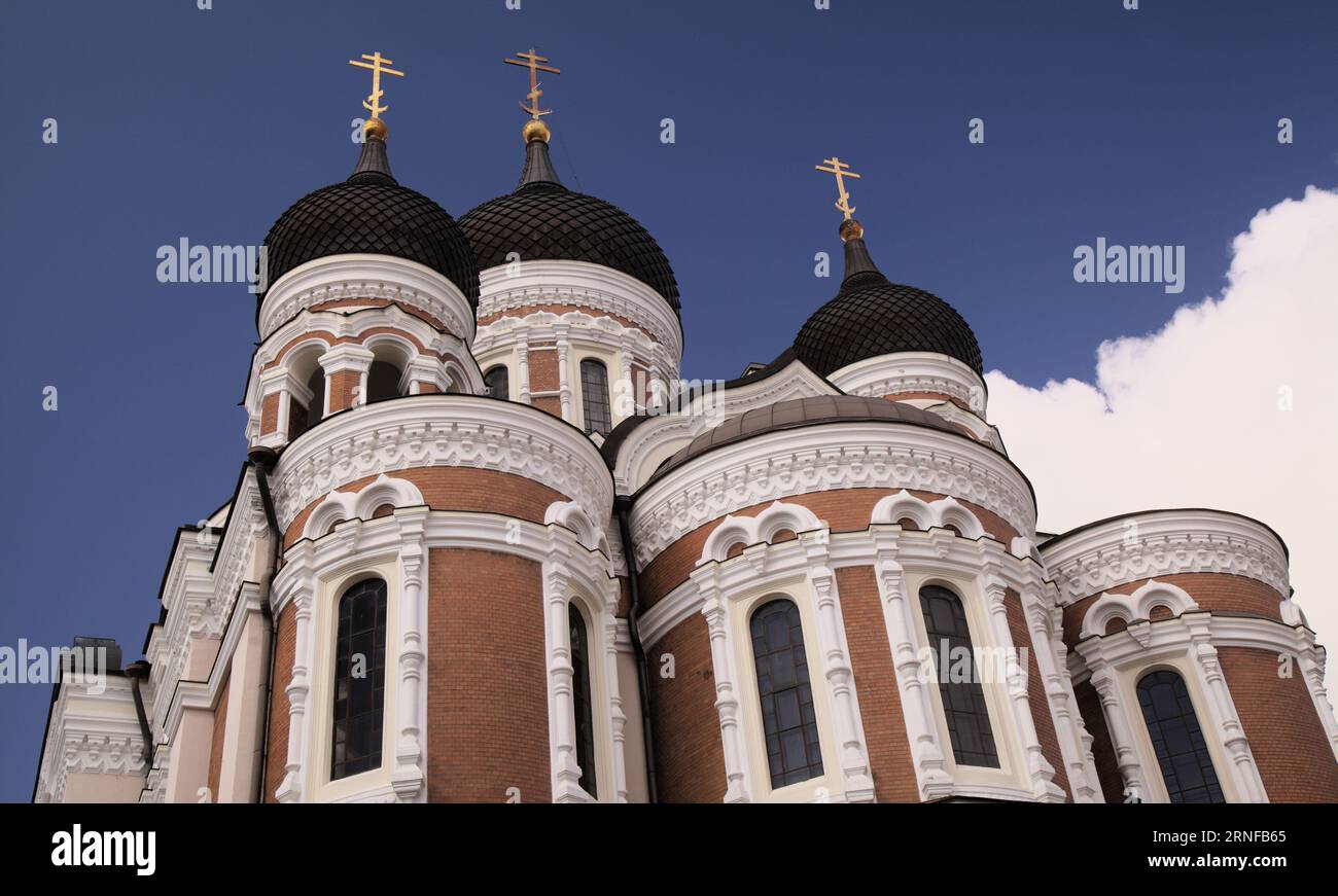 Old part of city of Tallinn, capital of Estonia Stock Photo - Alamy