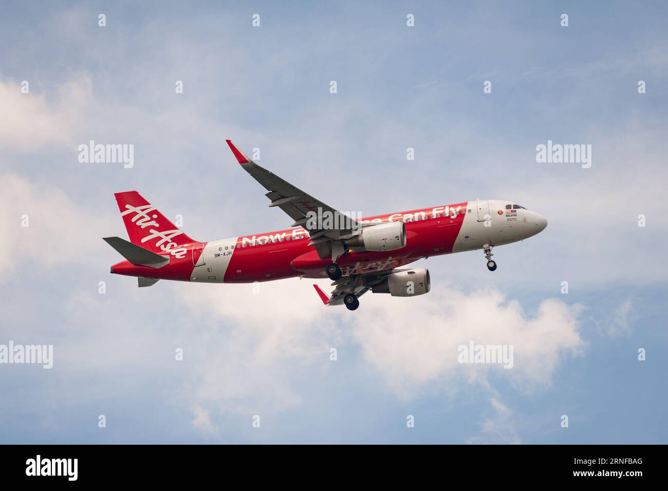 15.07.2023, Singapore, Republic of Singapore, Asia - AirAsia Malaysia ...