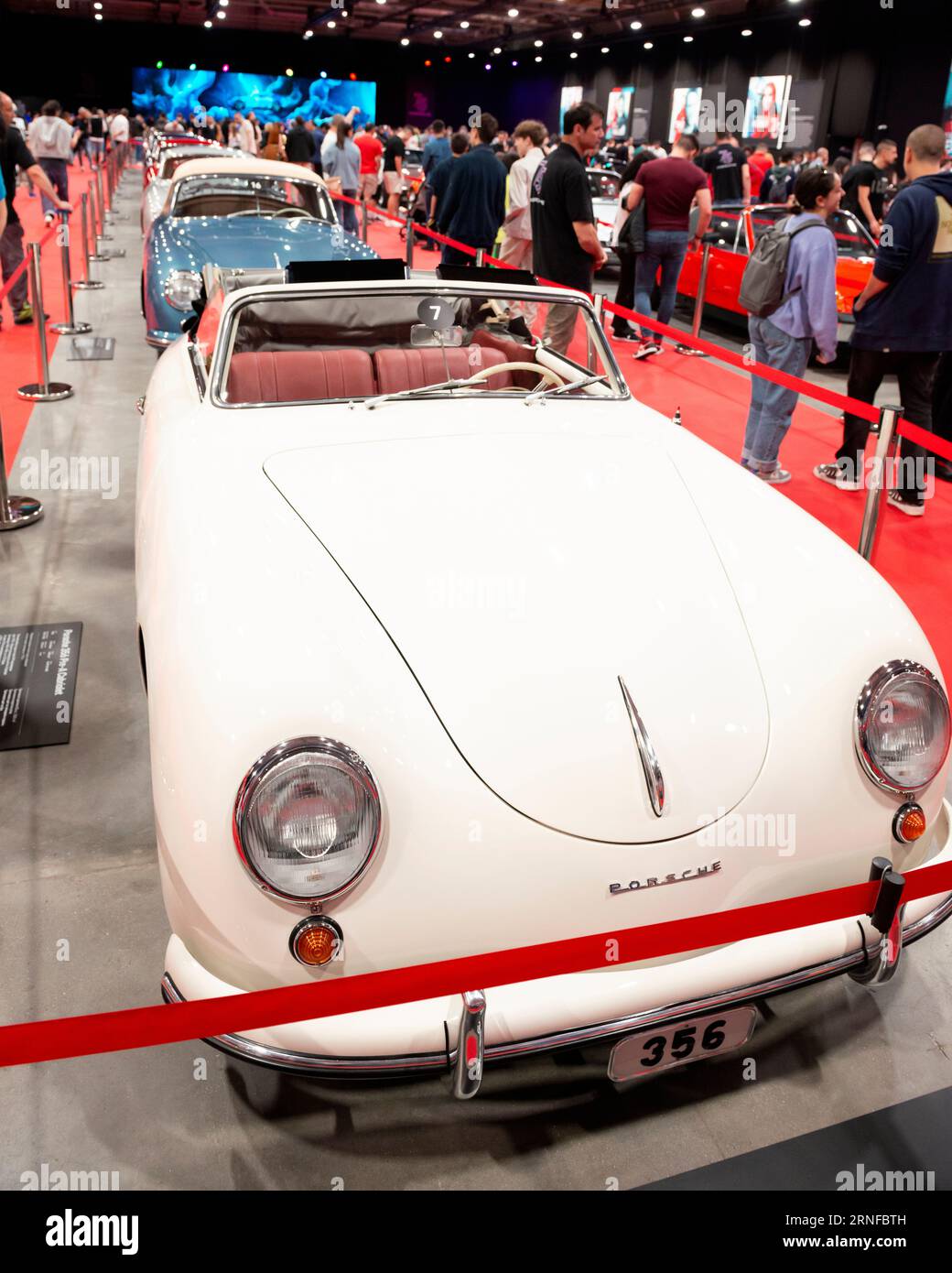 Ivory Porsche 356 Pre-A Cabriolet 1953 at the 75 Years of Porsche ...