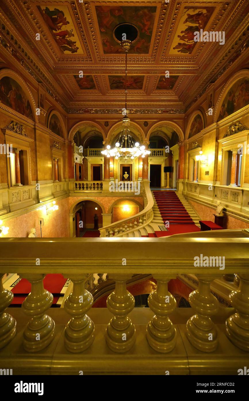 interior, Hungarian State Opera House, Magyar Állami Operaház, neo ...