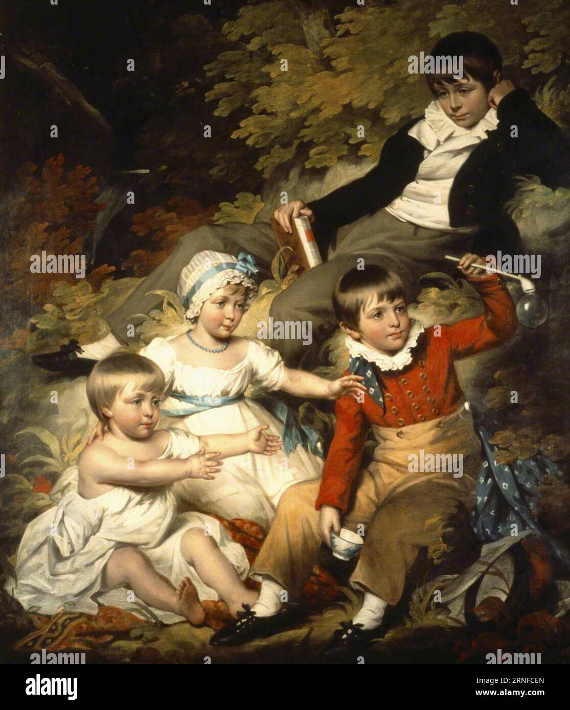 The Four Eldest Children of Sir Richard Croft, 6th Bt (1762–1818) circa ...