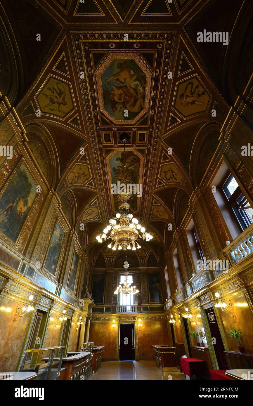 interior, Hungarian State Opera House, Magyar Állami Operaház, neo ...