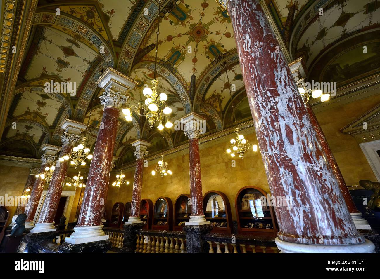 interior, Hungarian State Opera House, Magyar Állami Operaház, neo ...