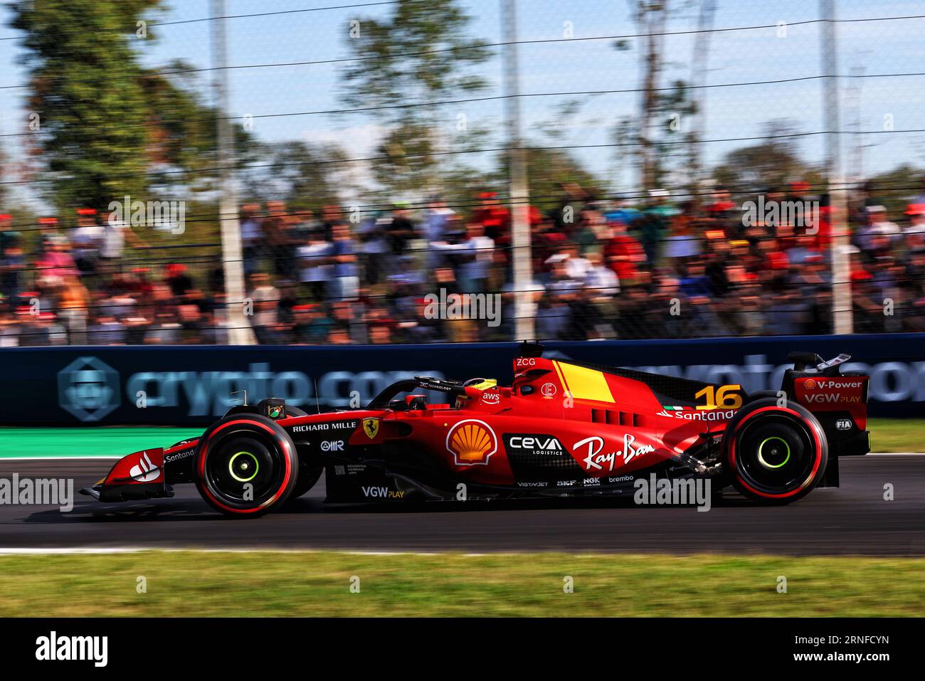 Monza, Italy. 01st Sep, 2023. Carlos Sainz Jr (ESP) Ferrari SF-23. Formula 1 World Championship ...
