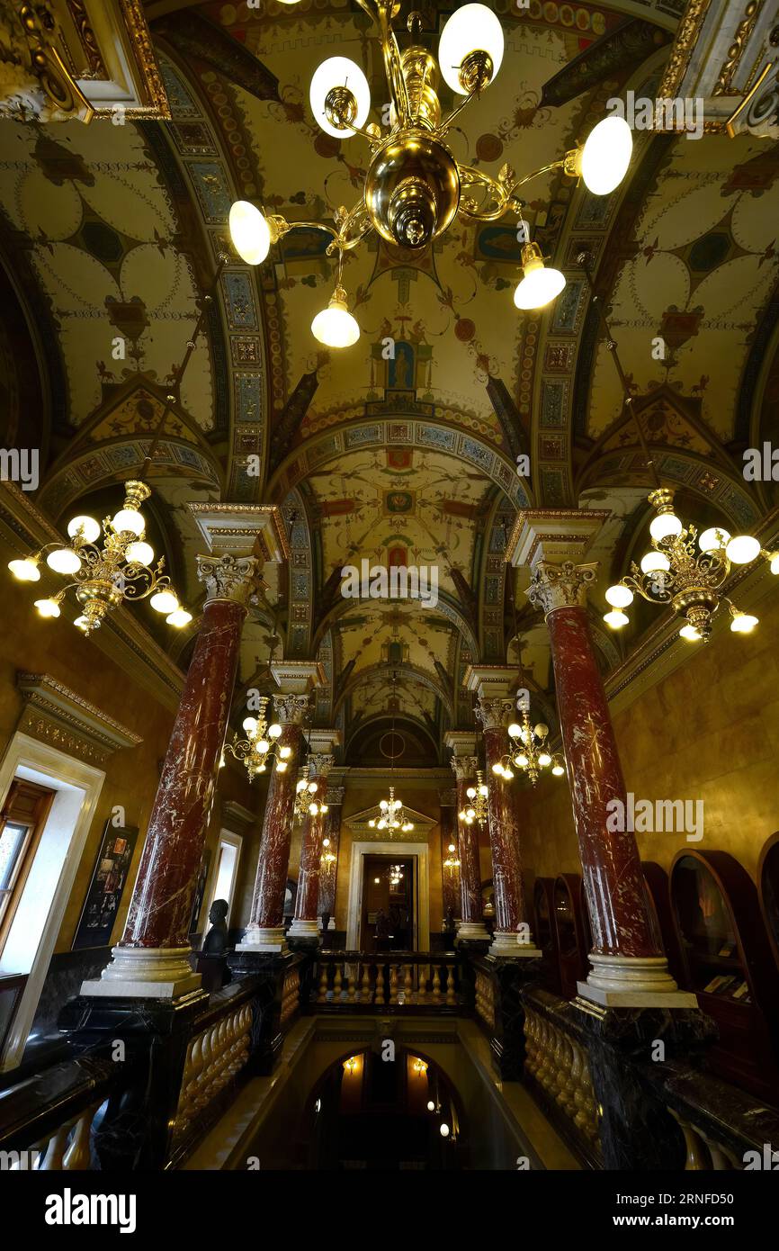 interior, Hungarian State Opera House, Magyar Állami Operaház, neo ...