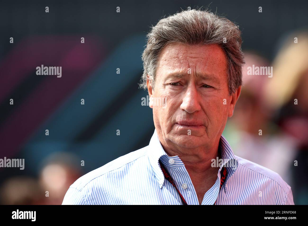 Monza, Italy. 01st Sep, 2023. Former Ceo of Ferrari Louis Carey ...