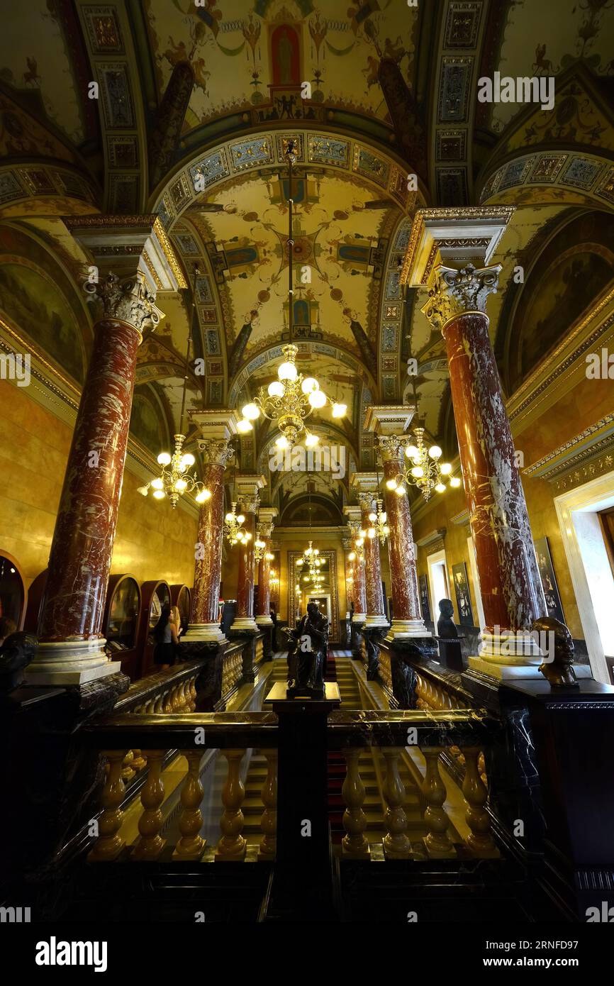 interior, Hungarian State Opera House, Magyar Állami Operaház, neo ...