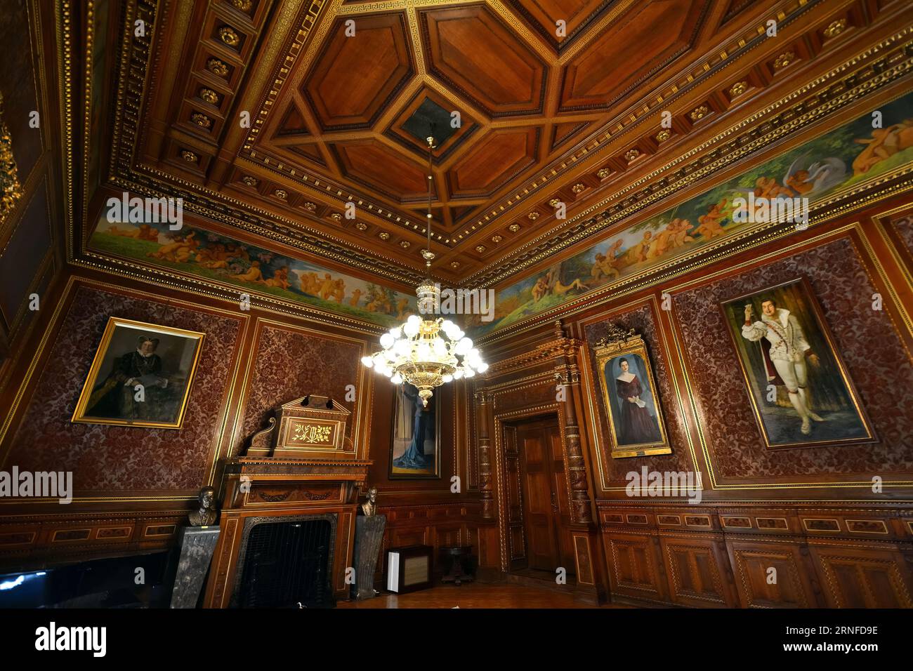 interior, Hungarian State Opera House, Magyar Állami Operaház, neo ...