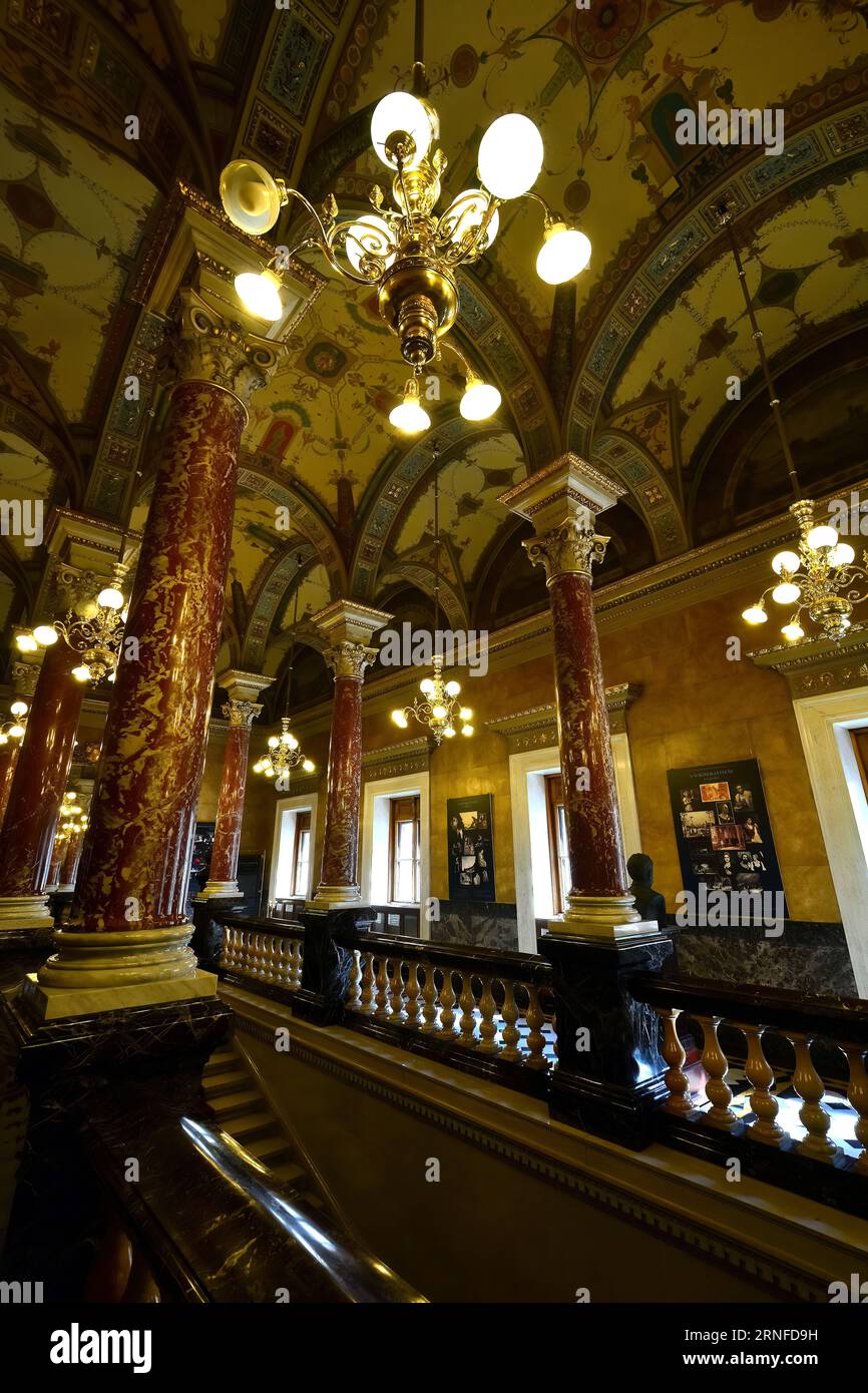 interior, Hungarian State Opera House, Magyar Állami Operaház, neo ...