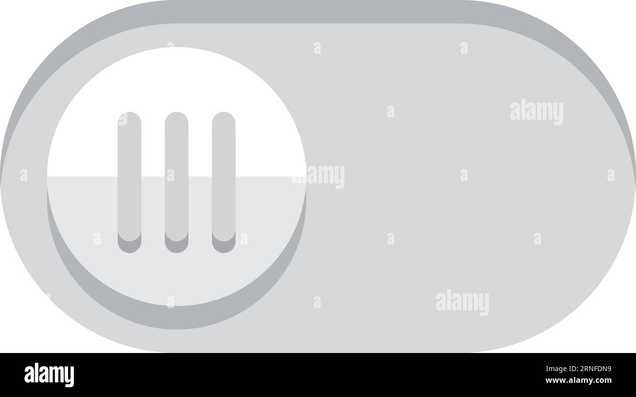 Slider button. User interface control toggle element Stock Vector Image ... Slider button. User interface control toggle element Stock Vector Image ...