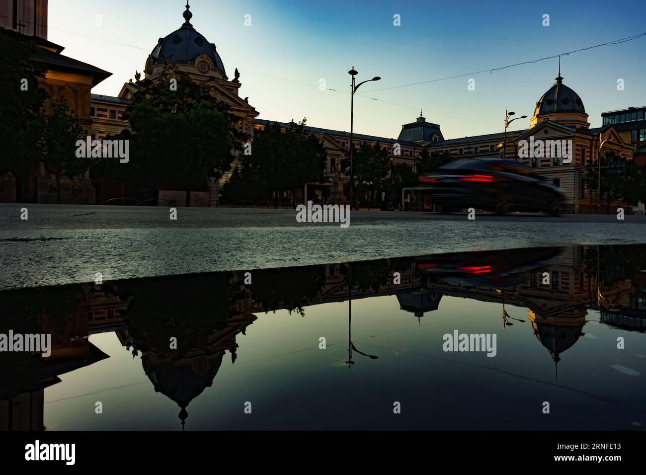 Bucharest, Romania - August 14, 2023: View of Coltea Hospital ...