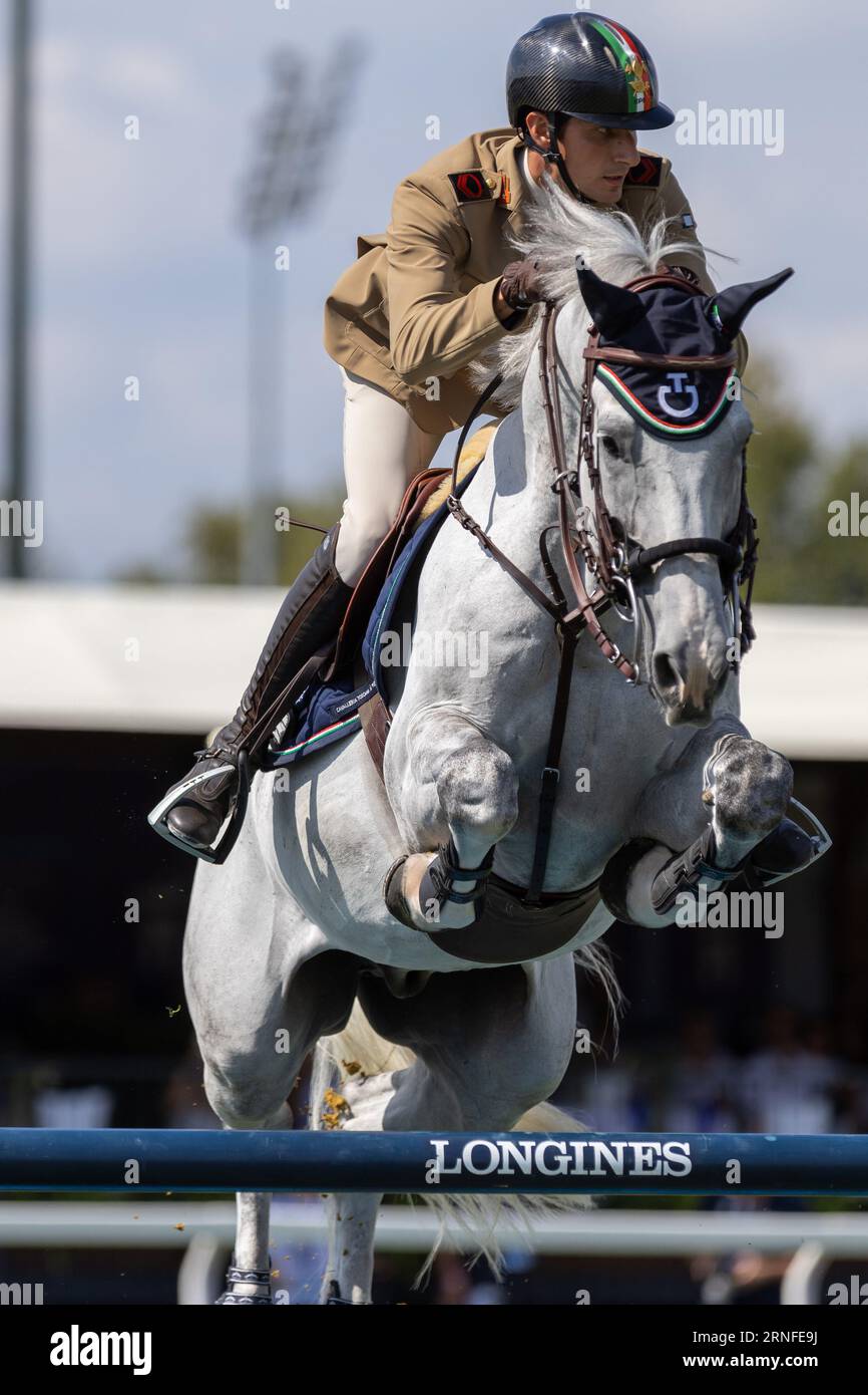 Milan, Italy. 01st Sep, 2023. ZORZI Alberto of Italy riding Highlight W ...