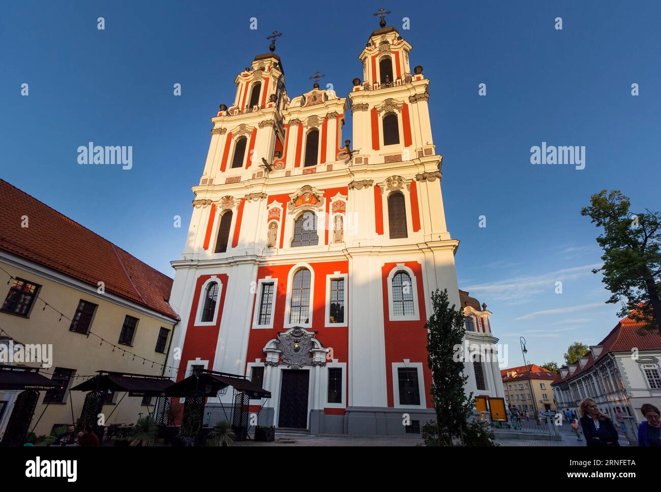 Church of St. Catherine, Vilnius, Lithuania .June 13, 2023 Stock Photo ...