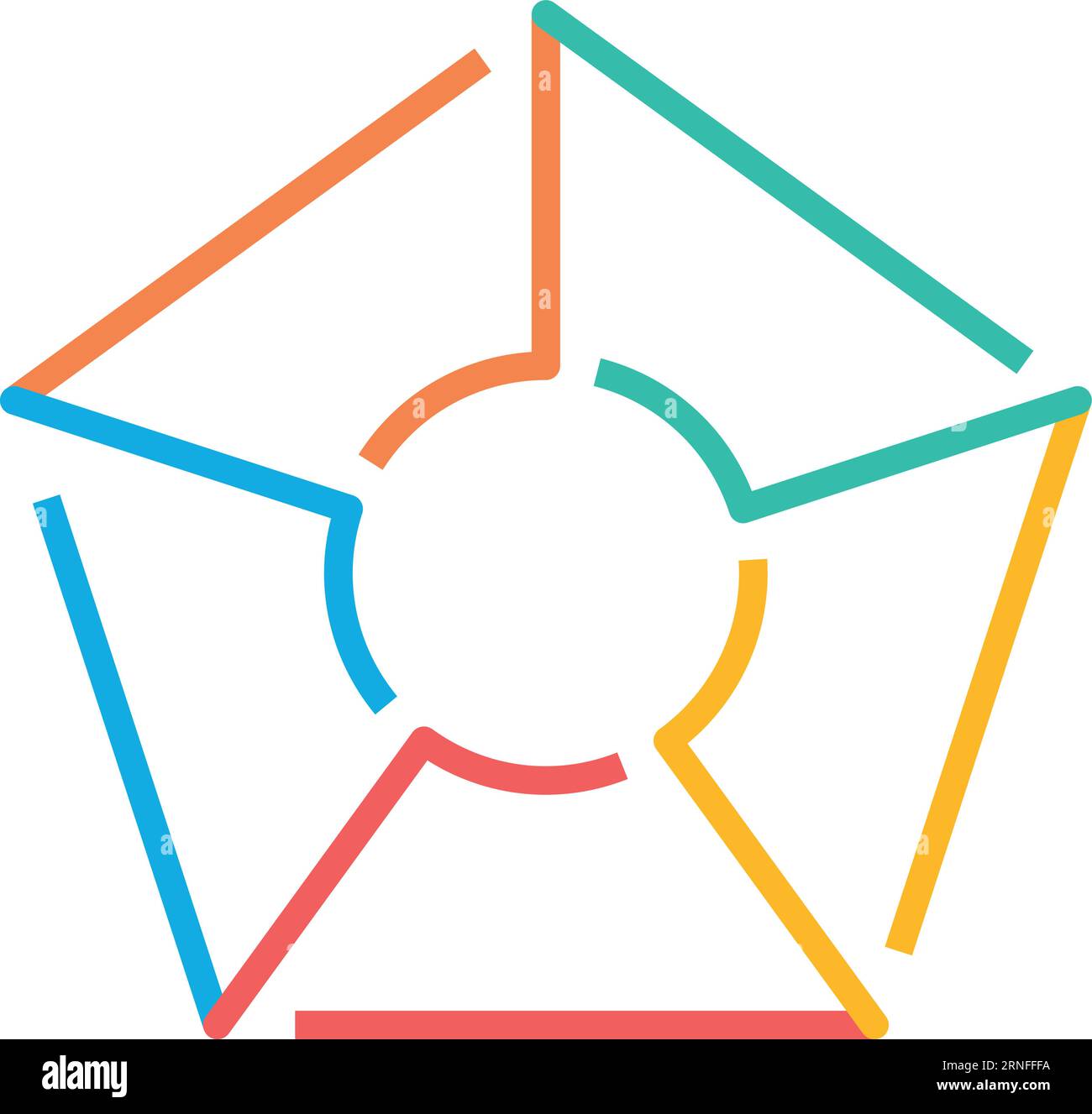 Pentagonal design hi-res stock photography and images - Alamy