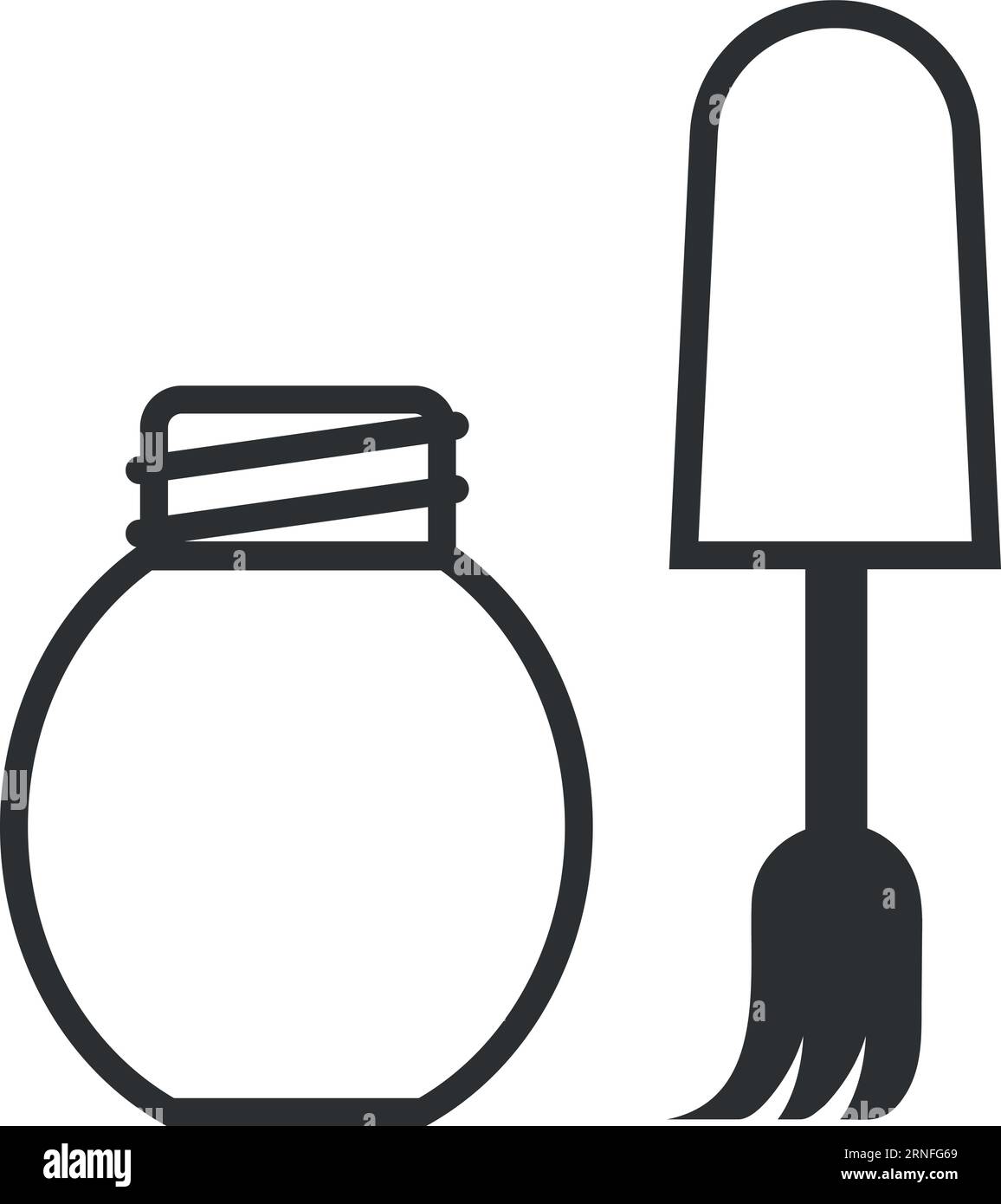 Spa bottle product silhouette Stock Vector Images - Alamy