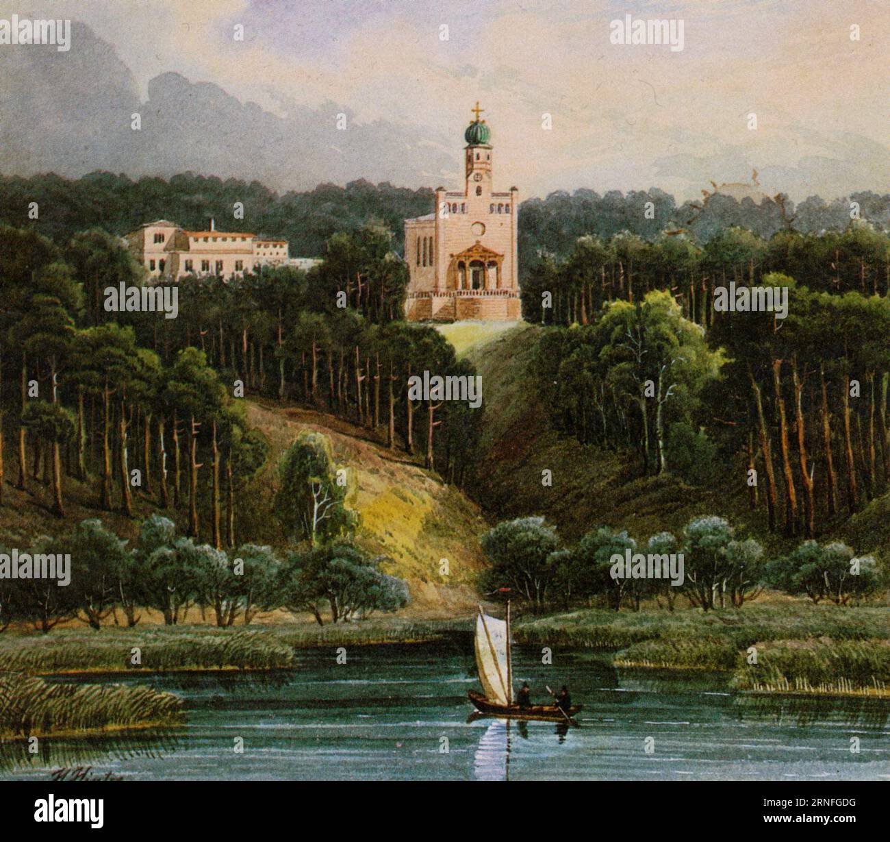 Nikolskoe 1837 by Johann Heinrich Hintze Stock Photo - Alamy