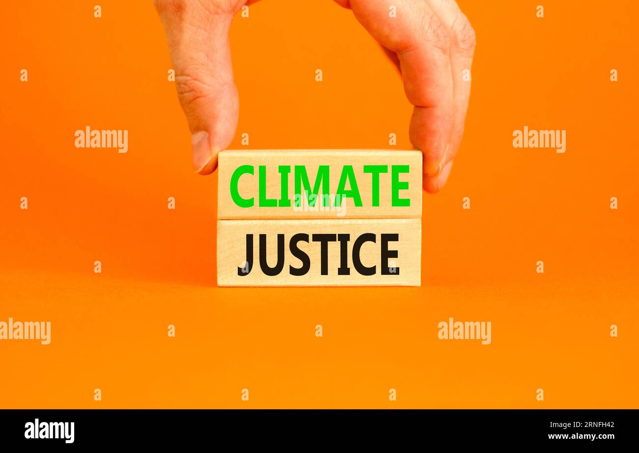 Climate justice symbol. Concept words Climate justice on beautiful ...