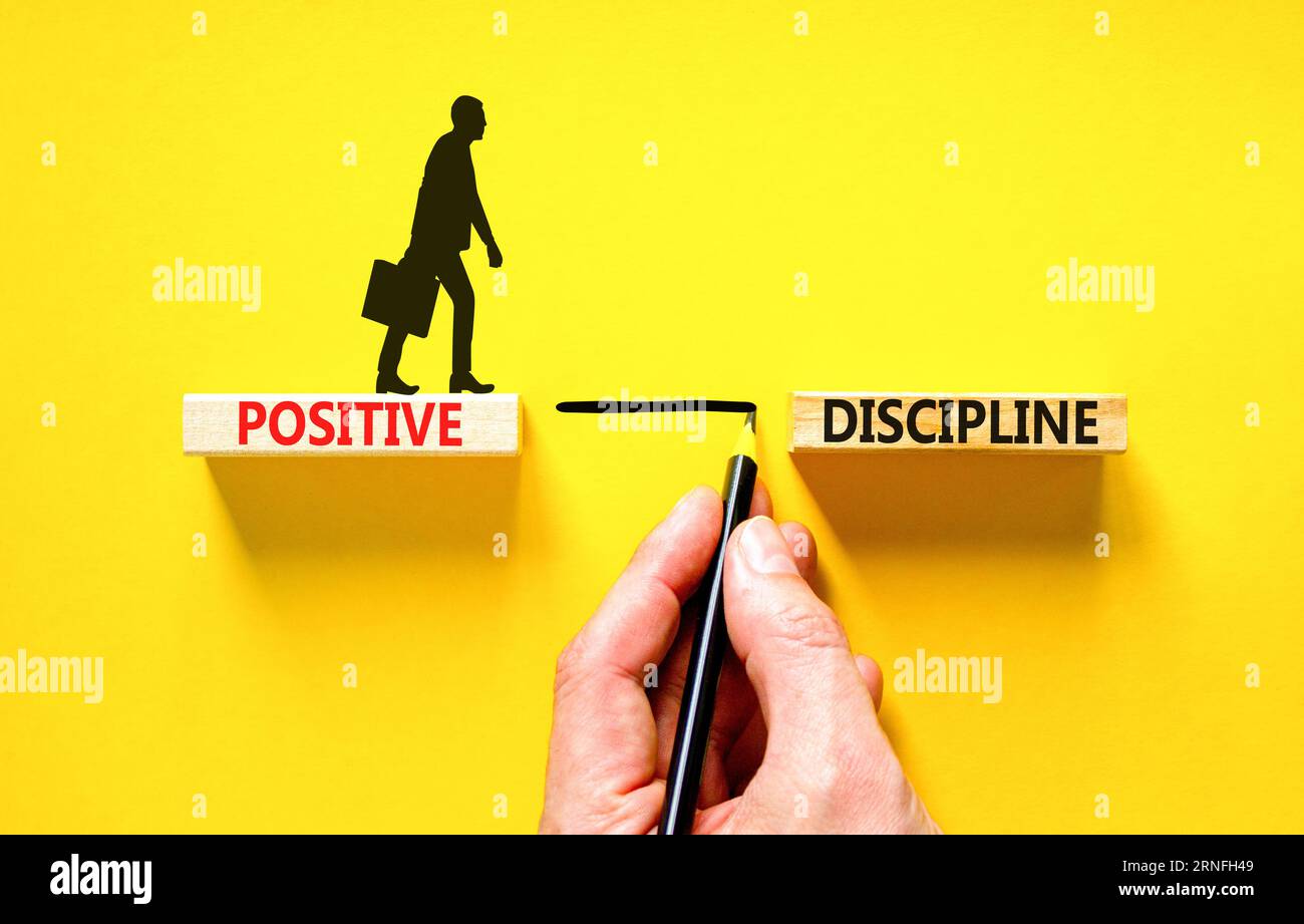 Positive discipline symbol. Concept words Positive discipline on ...