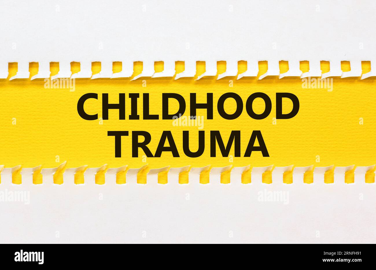 Childhood trauma symbol. Concept words Childhood trauma on beautiful ...