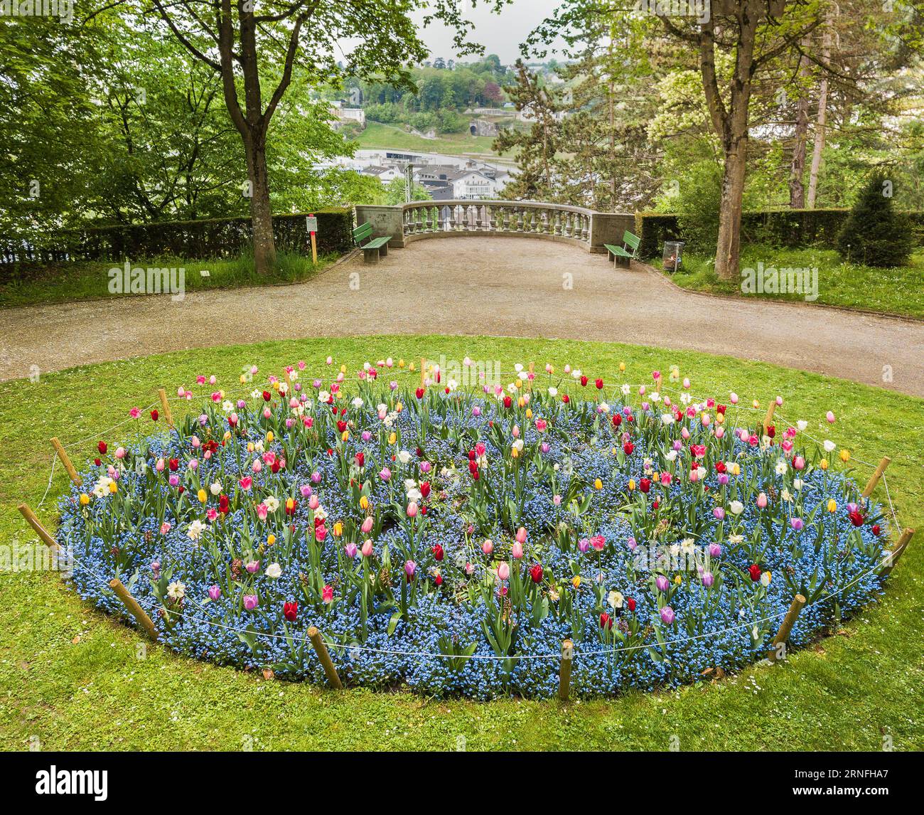 Aerial view colorful public hi-res stock photography and images - Alamy