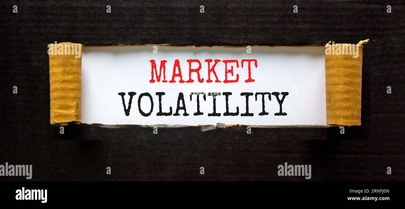 Market volatility symbol. Concept words Market volatility on beautiful ...