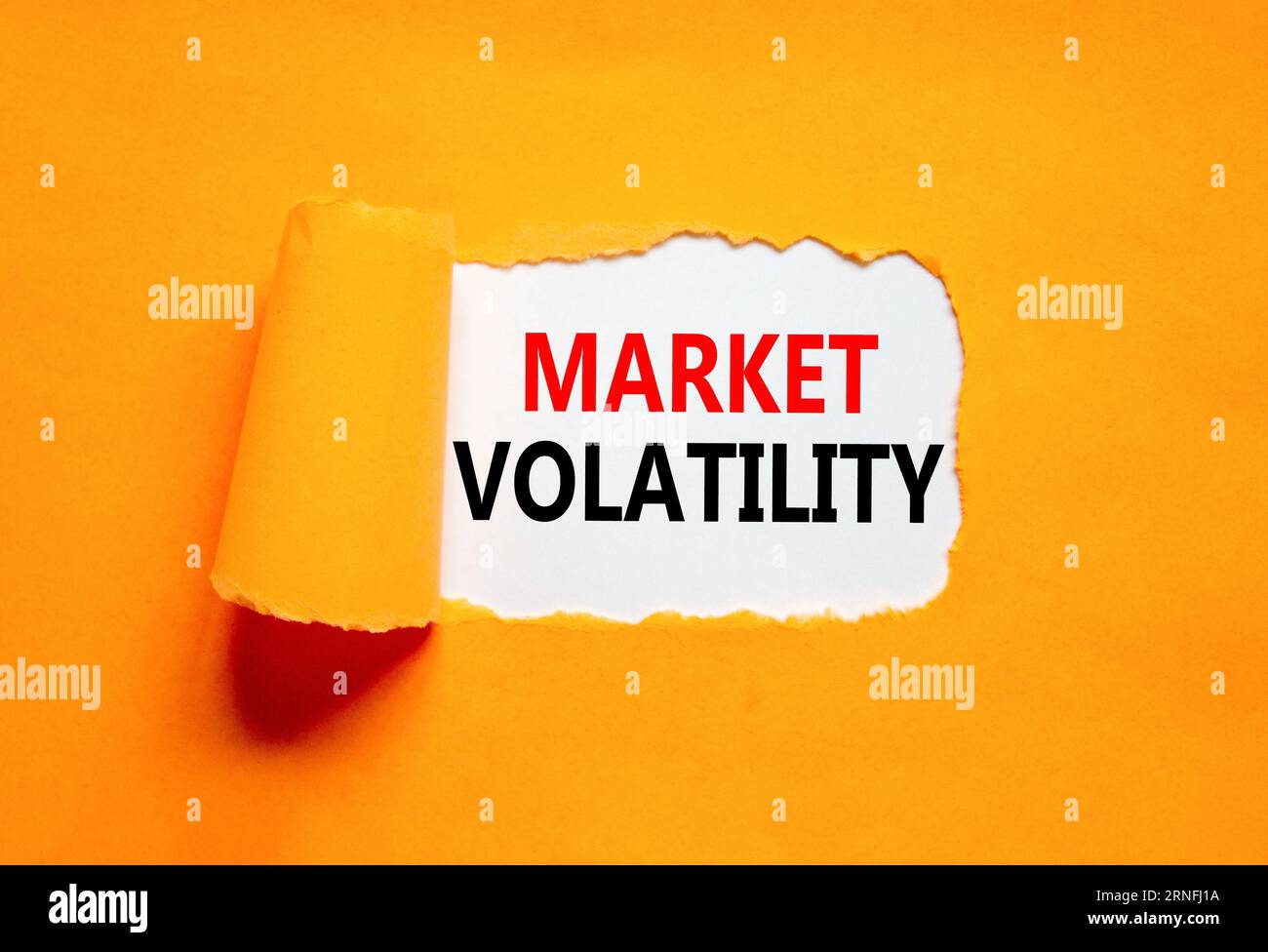 Market volatility symbol. Concept words Market volatility on beautiful ...