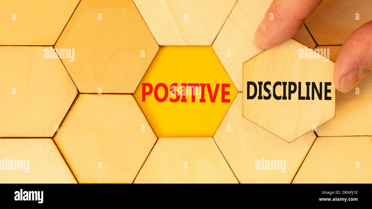 Positive discipline symbol. Concept words Positive discipline on ...