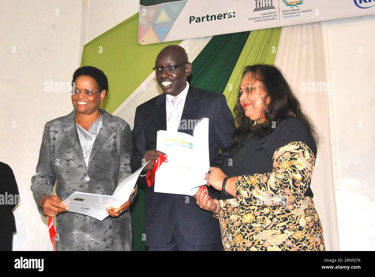 (160809) -- NAIROBI, Aug.9, 2016 -- Kenyan Principal Secretary for ...