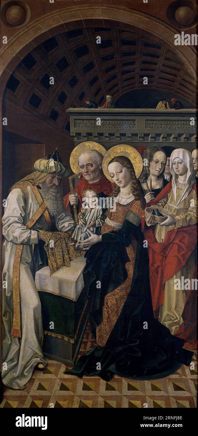 The Presentation of Jesus in the Temple circa 1500 by Maestro de la ...