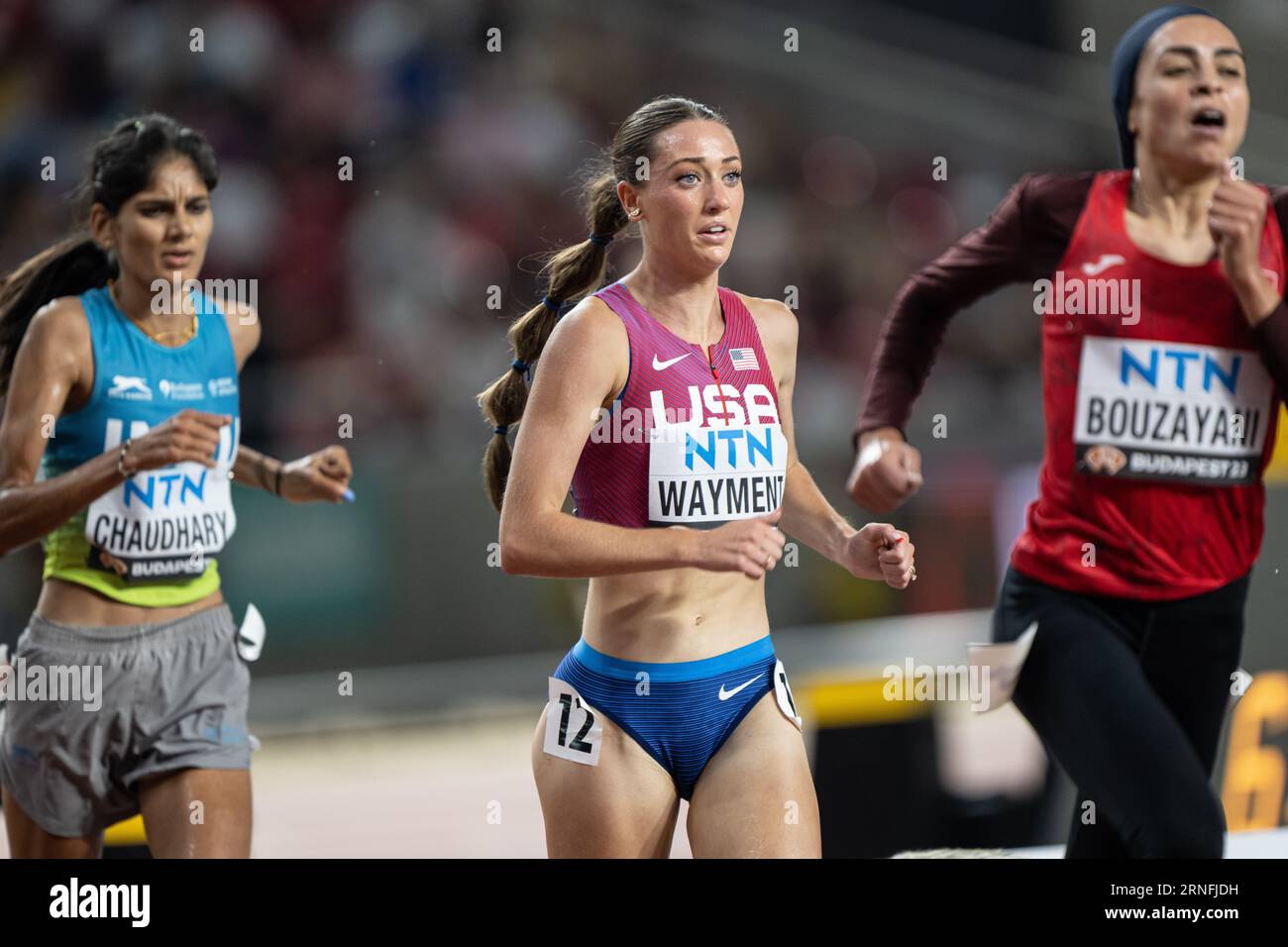 Courtney Wayment participating in the 3000 m Steeplechase at the World ... Courtney Wayment participating in the 3000 m Steeplechase at the World ...