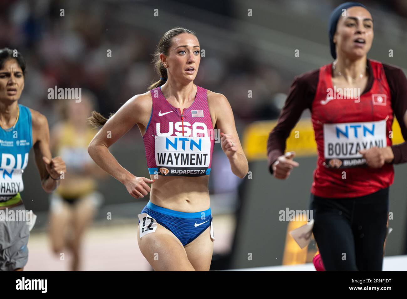 Courtney Wayment participating in the 3000 m Steeplechase at the World ... Courtney Wayment participating in the 3000 m Steeplechase at the World ...