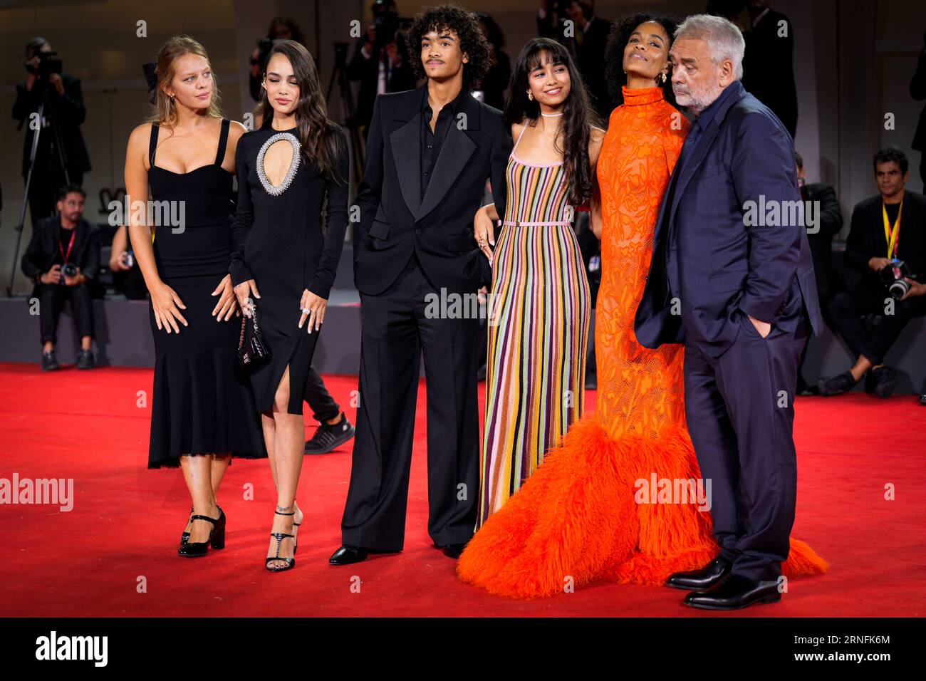 Venice, Italy. 01st Sep, 2023. Director Luc Besson with his wife ...