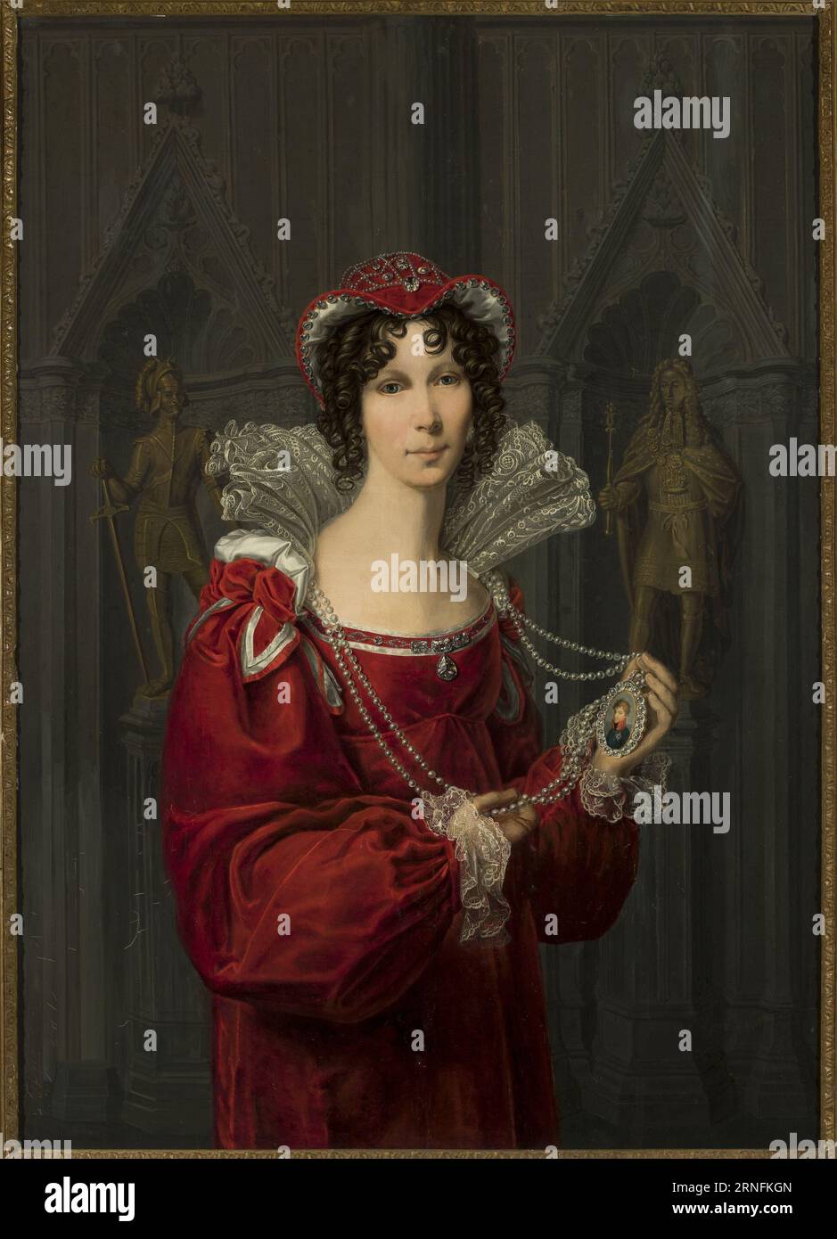 Portrait of Princess Wilhelmine of Prussia. 1810s by Friedrich Bury ...